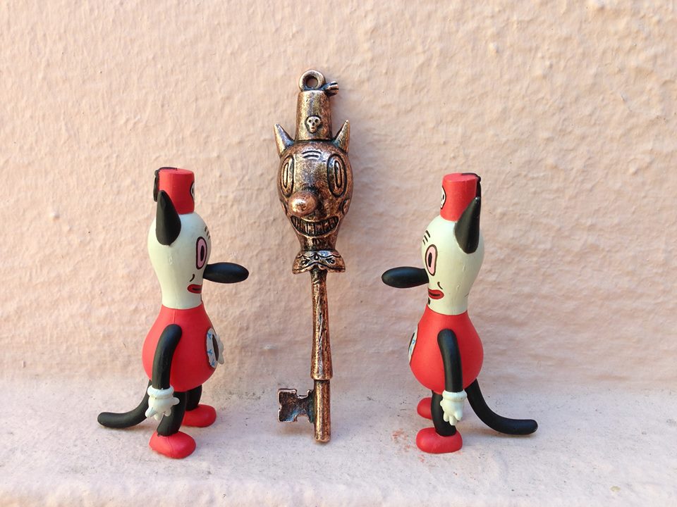 Gary Baseman's Limited edition Toby keys | Clutter Magazine