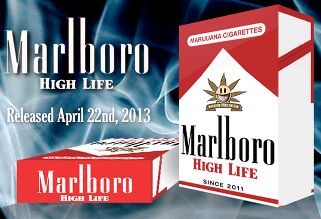 POPaganda's Marlboro High Life Marijuana Cigarettes | Clutter Magazine