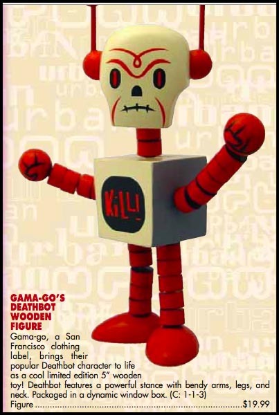 Deathbot in wood | Clutter Magazine