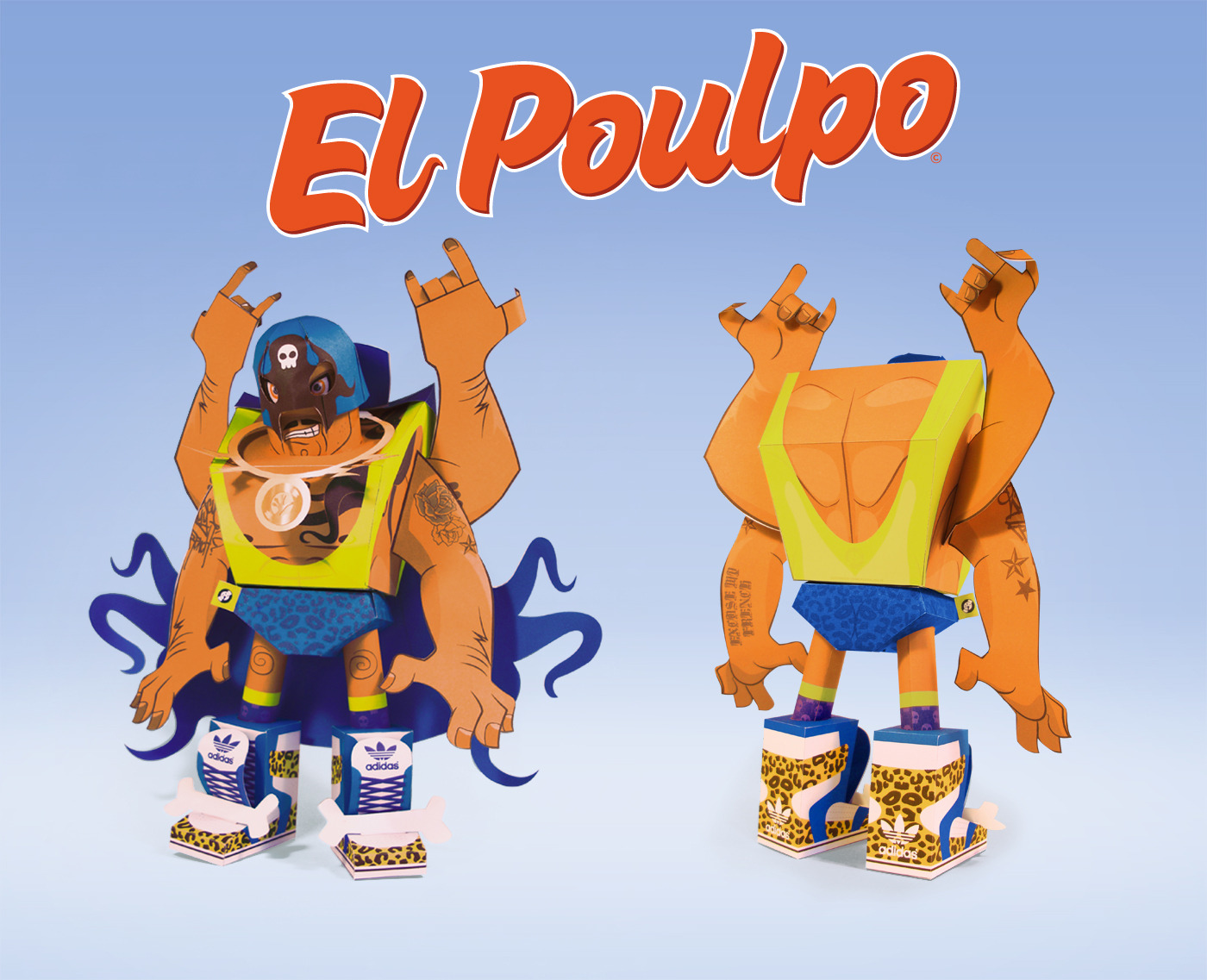 El Poulpo Paper Toy | Clutter Magazine