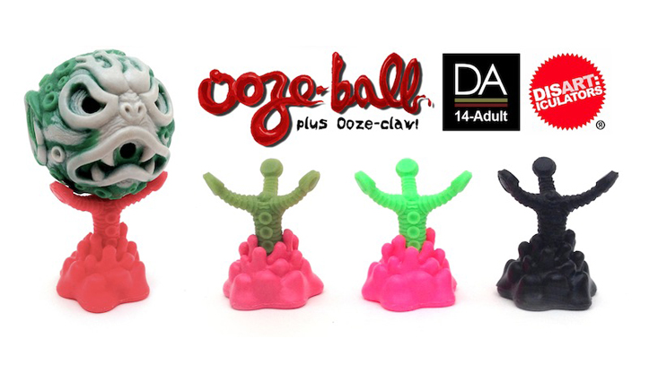 The Disarticulators's "Ooze-ball and Ooze-claw" sets! | Clutter Magazine