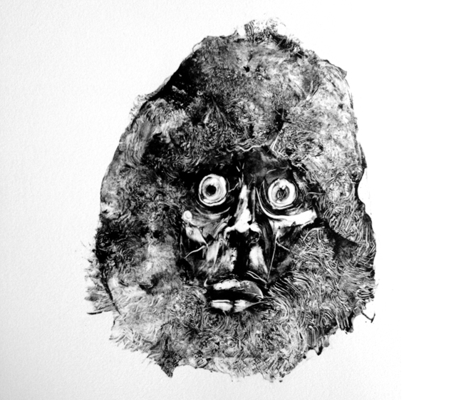 Grady Gordon's Scary Monotype Prints | Clutter Magazine