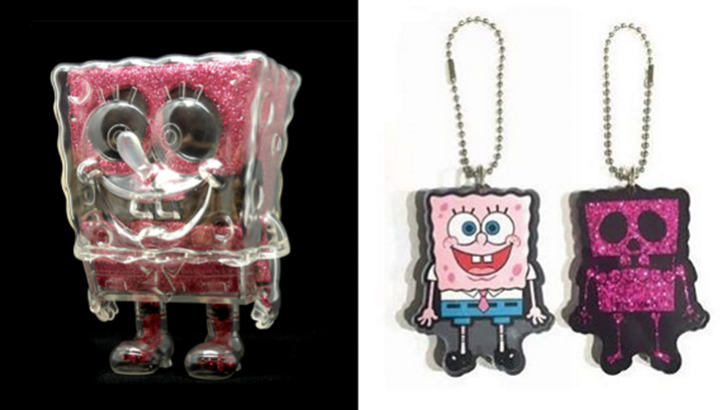 Pink Glitter X-Ray SpongeBob by Secret Base at T.A.G. | Clutter Magazine